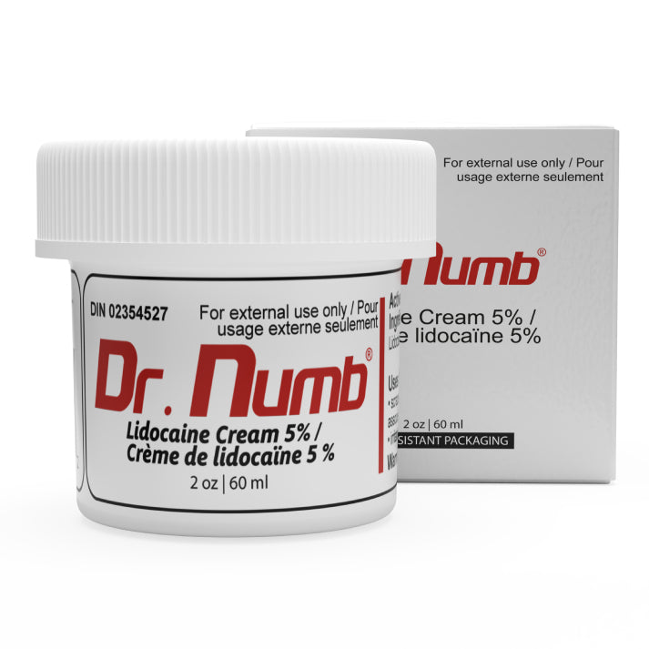 Dr. Numb® 5% Lidocaine Numbing Cream - Pain Relief - Canada – Dr. Numb ...